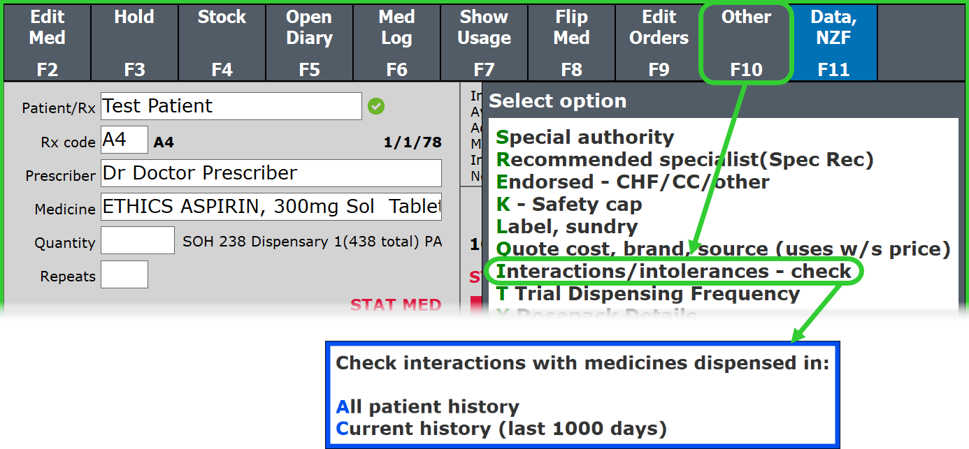 NZF Medicine Interaction Check – Toniq