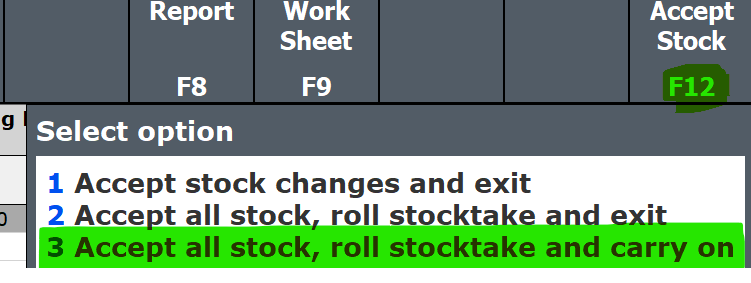 Find Negative Stock for a Stockpoint within Rolling Stocktake – Toniq