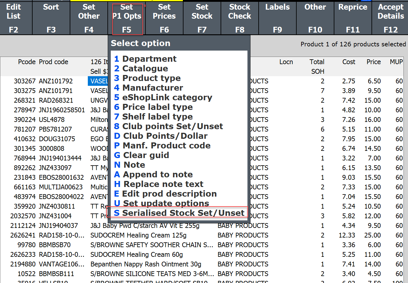 Setting stockcards to track serial numbers – Toniq