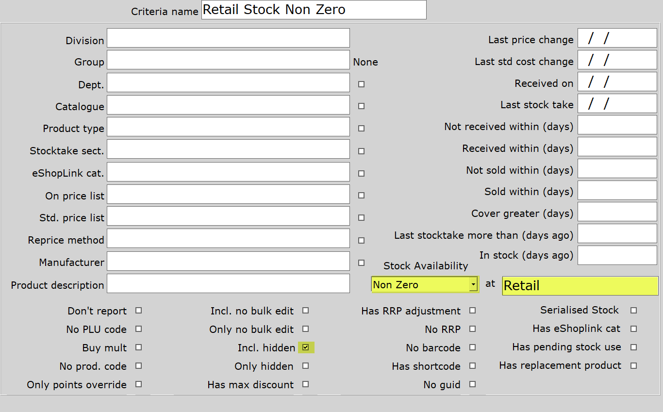 Zeroing Stock for full shop stocktake – Toniq