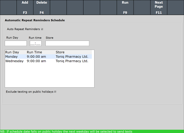 Automated Repeat Reminders – Toniq