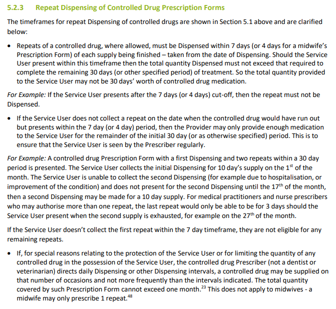 Controlled Drug Repeat Dispensing Help – Toniq