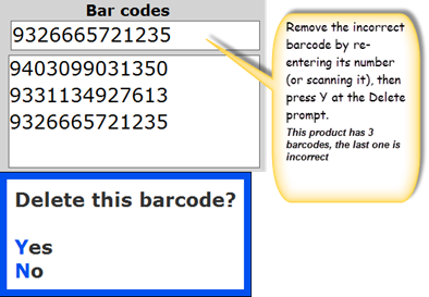 How do I remove an incorrect Barcode from a product? – Toniq